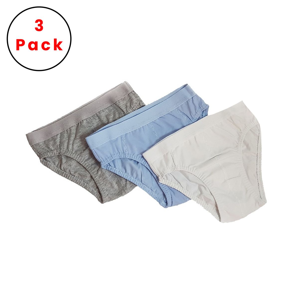 3-pack boys' briefs (colored) – ALSAMAH