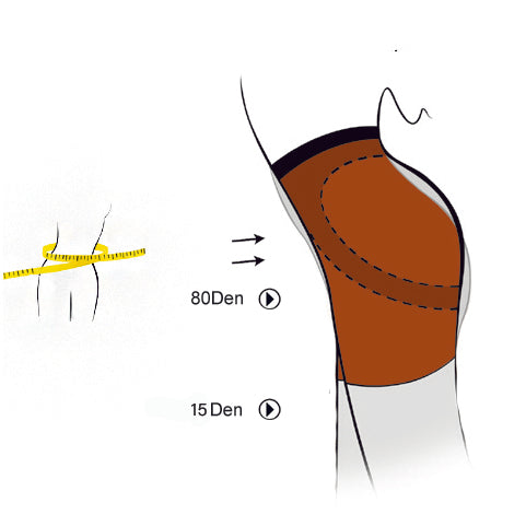 Push up Tight Ultra Sheer 15 Den, Silk Reflections, Reinforced Toe ...